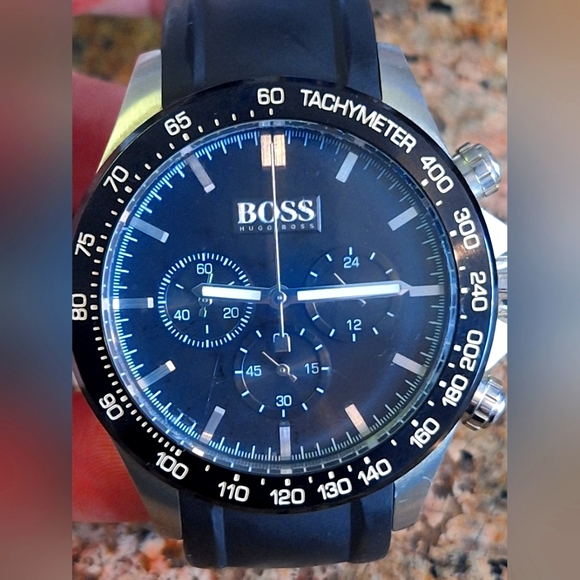 Hugo Boss | Accessories | Mens Hugo Boss Black Chronograph Watch | Poshmark